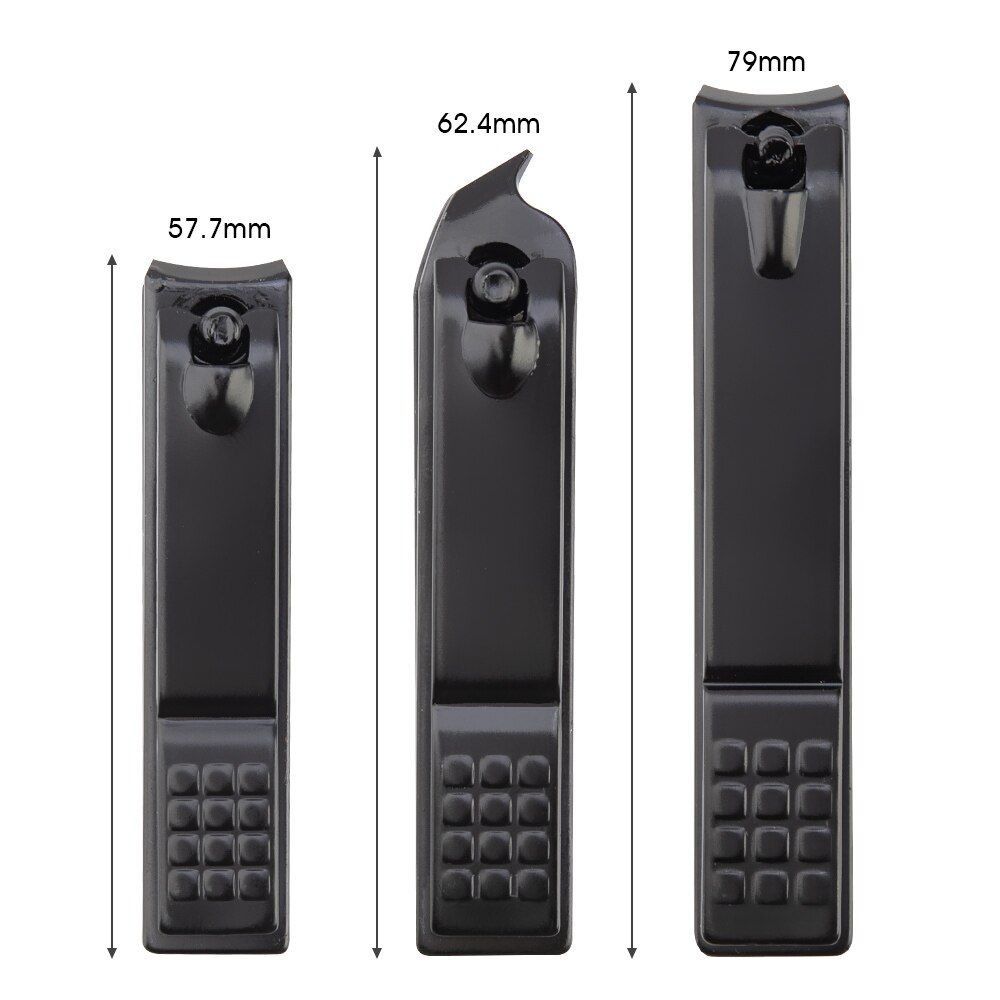 1pcs Black Stainless Steel Nail Clipper Nail Trimm... – Grandado