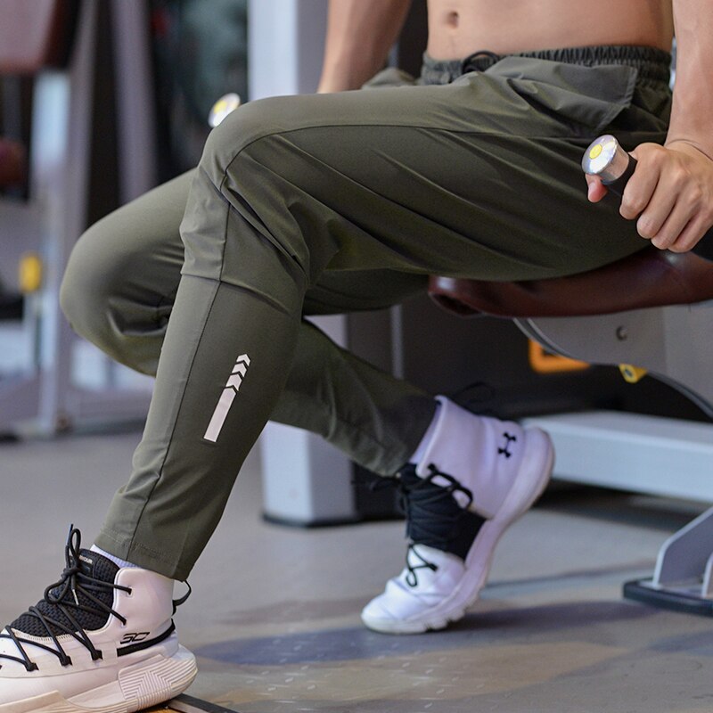 Men Running Pants Jogging Fitness Gym Workout Spor... – Grandado