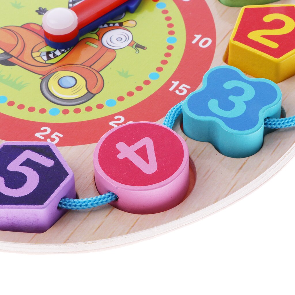 1 Piece Kids DIY Clock Digital Learning Wall Clock... – Grandado