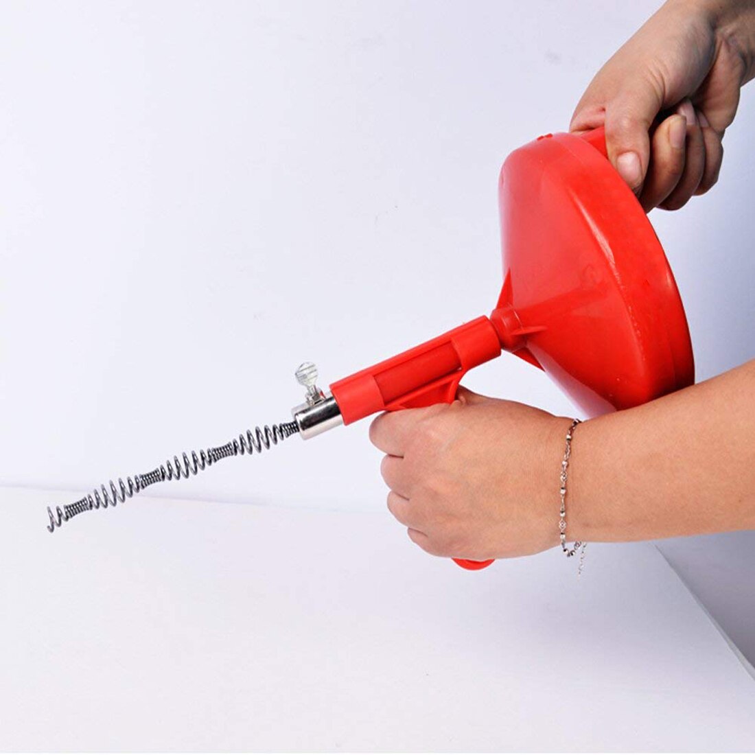 Drain Snakes Plumber Conduit Spin Thru Shower Toil... – Grandado