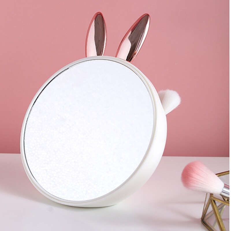 Cute Makeup Mirror Desk Storage Desktop Mirror Sim... – Grandado