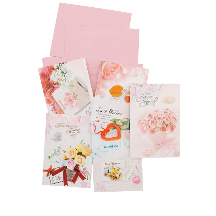 200Pcs/lot Romantic flowers Flowers Small Cards pa... – Grandado