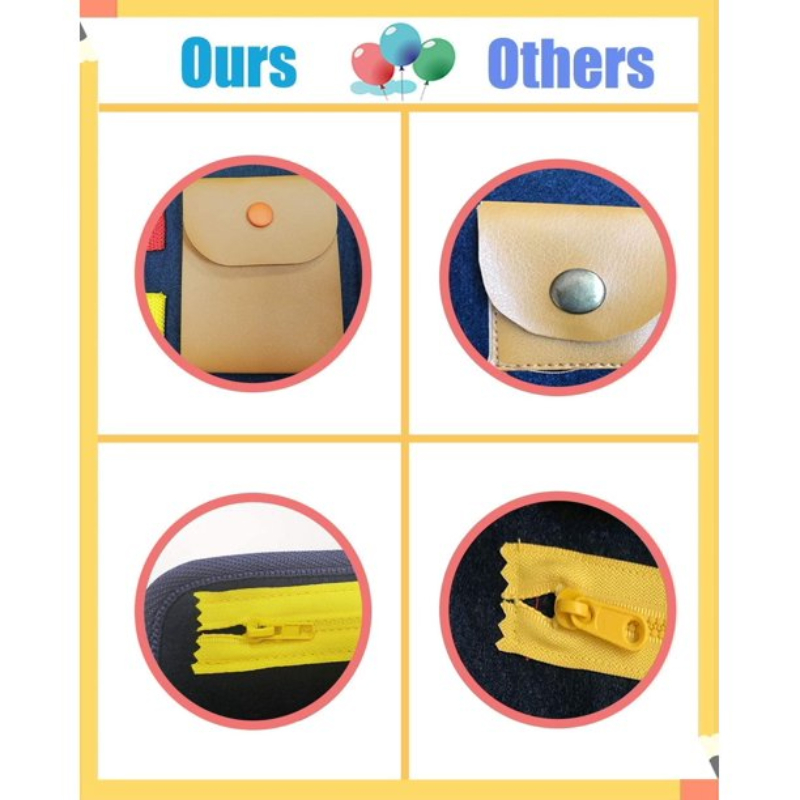 Sensory Play Board Busy Board Montessori Leaning T... – Grandado