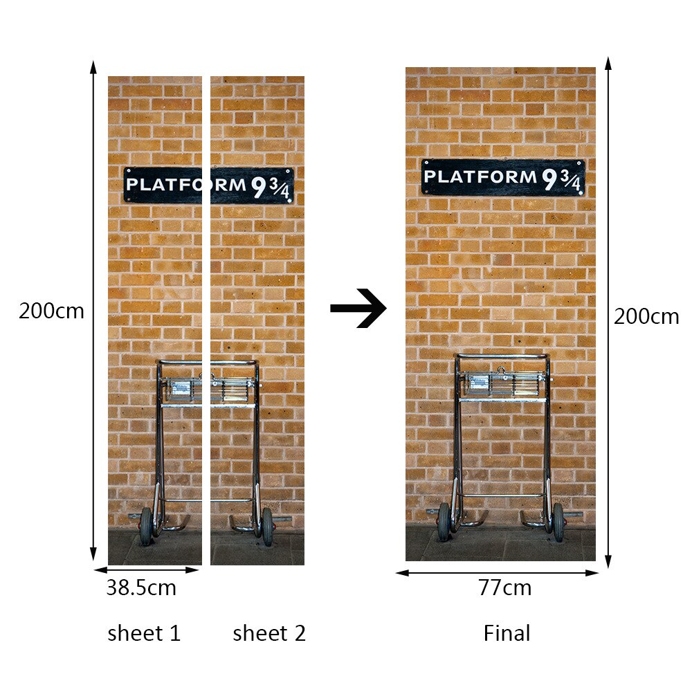 3D Scenery Door Sticker Self-adhesive Waterproof R... – Grandado