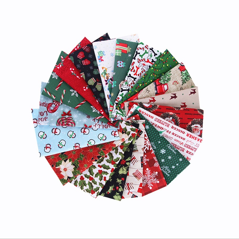 Christmas Pattern European Style Patchwork Cloth 5... – Grandado