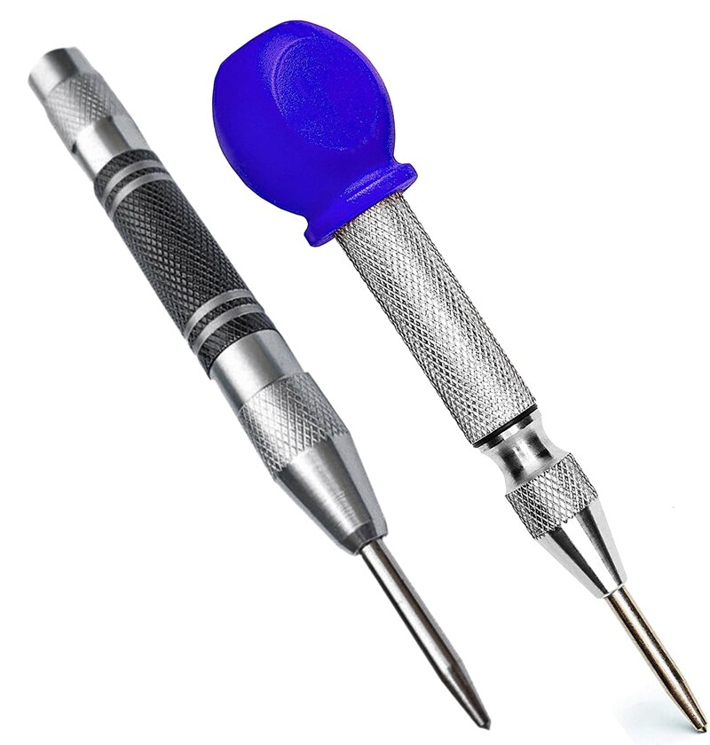 2Pcs Automatic Center Punch Center Hole Punch Set ... – Grandado