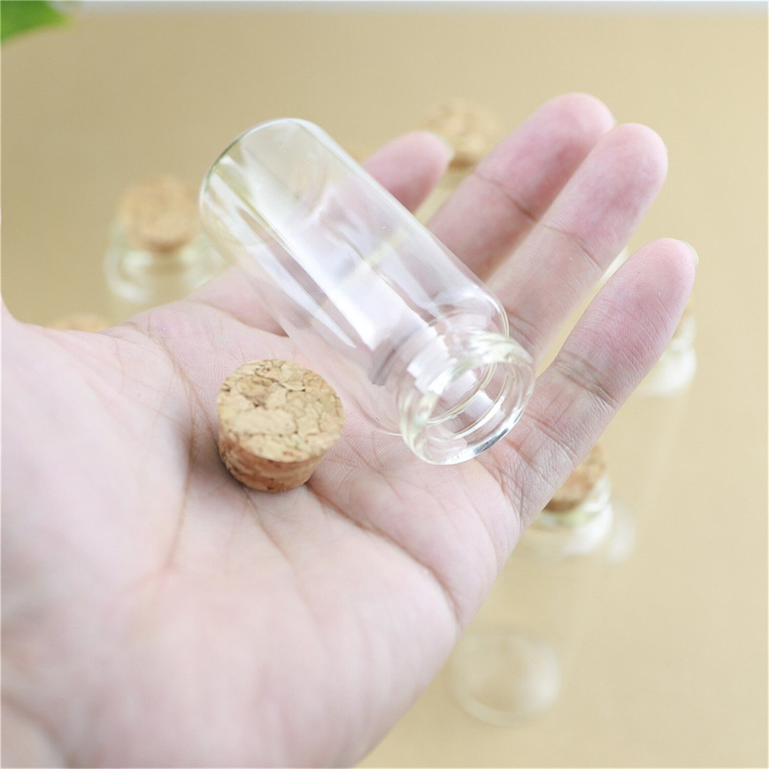 12pcs/Lot 30ml 30*70mm Corks Glass Bottles Stopper... – Grandado