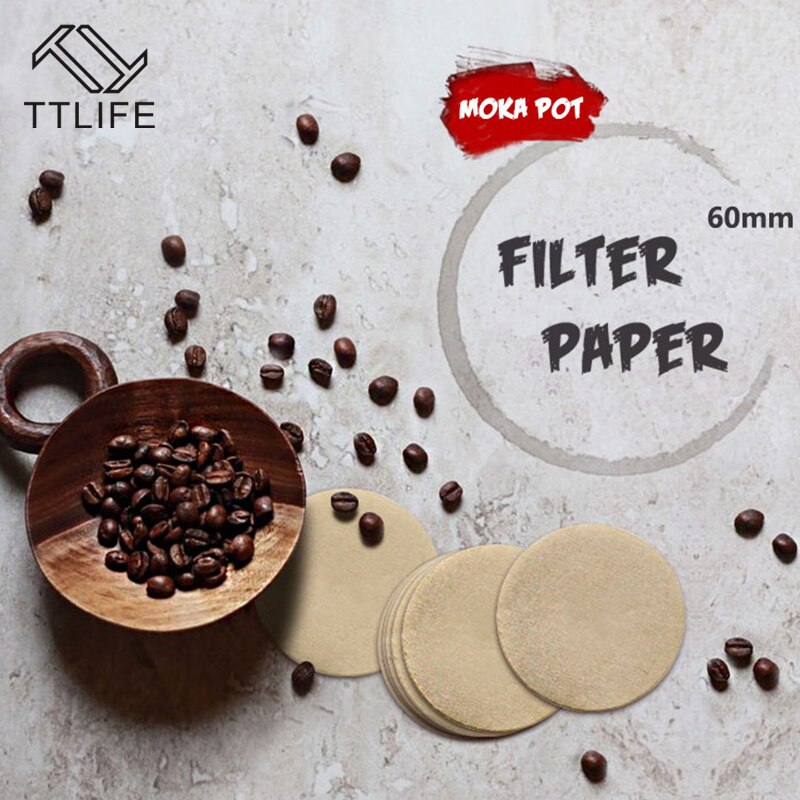 TTLIFE 100pc/pack Wooden Round Drip Paper Coffee F... – Grandado