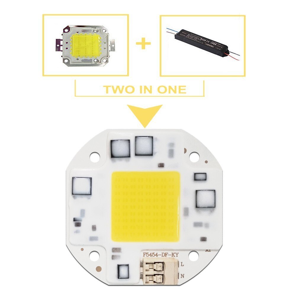 Cob led chip 20w 30w 50w matrise ac110v-220v smar... – Grandado