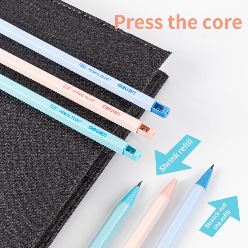 Deli 2.0mm Thick-headed Mechanical Pencil 2B/HB Au... – Grandado