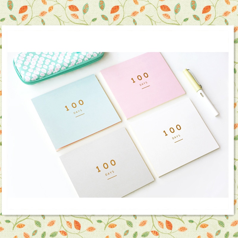 100 Days Secret Garden Mini Planner Notebooks Deve... – Vicedeal