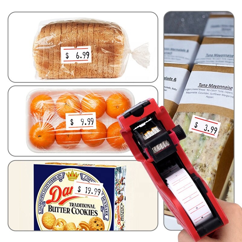 10 Rolls （6000Labels） White Self Adhesive Price La... – Vicedeal