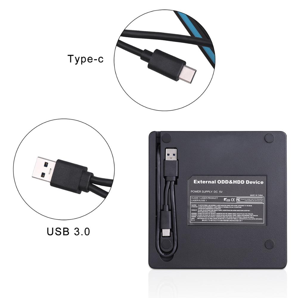 Universal External CD Drive USB 3.0& Type-C Ex... – Grandado