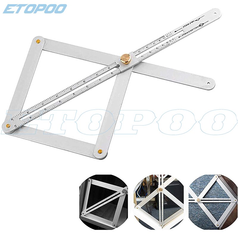Bevel & Corner Protractor, for Multi Angle Mea... – Vicedeal