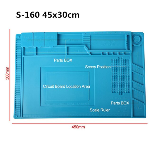 S-160 ESD Repair Work Pad Insulation Heat-Resistan... – Grandado
