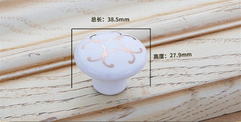 10PCS colorful Ceramic flower Cabinet Knobs Door P... – Grandado