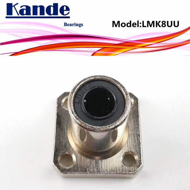 Rodamientos Kande LMK8 UU 4 Uds LMK8UU brida cuadr... – Grandado