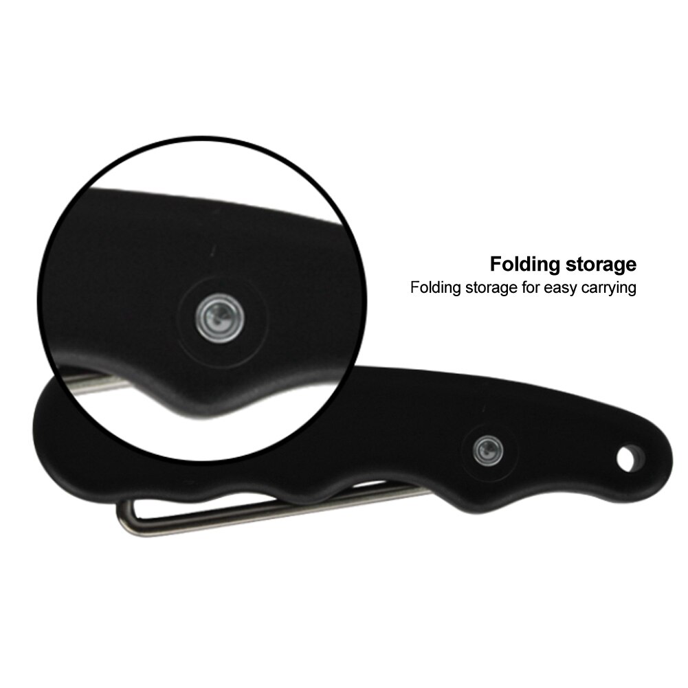 With Extended Hook Black Portable For Figure Roller Ice Hockey Folding ...