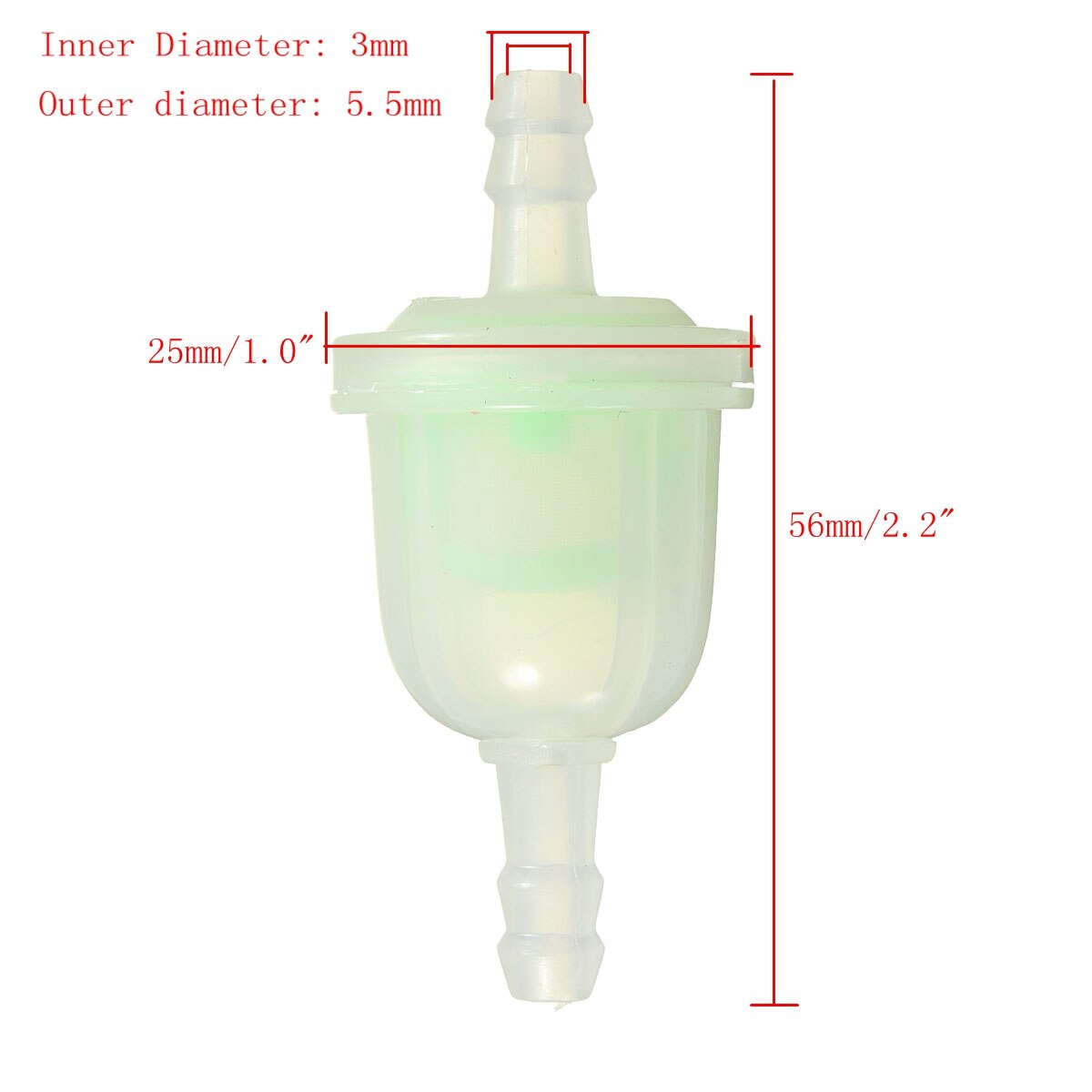 3mm I/D x 5.5mm O/D Mini Liquid Petrol Gas Fuel Fi... – Grandado