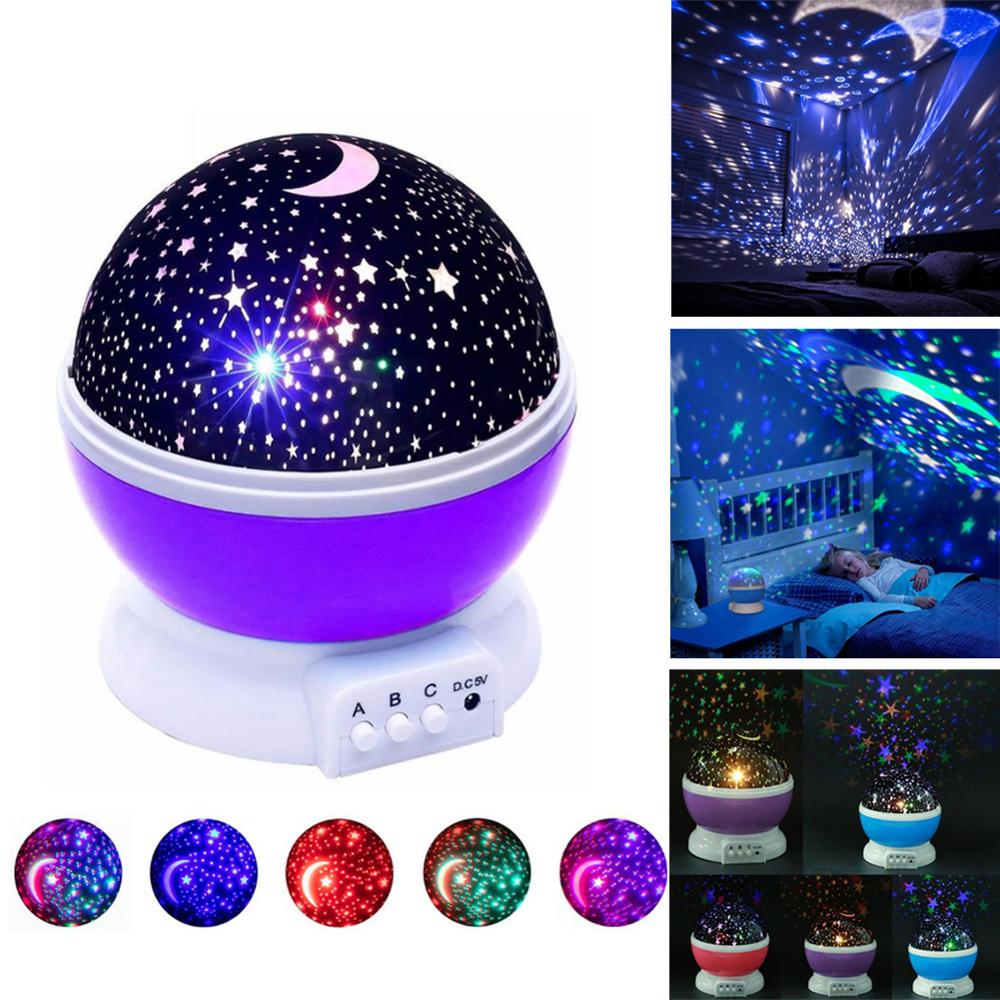 Starry Sky Rotatable Baby LED Night Light Projecto... – Grandado