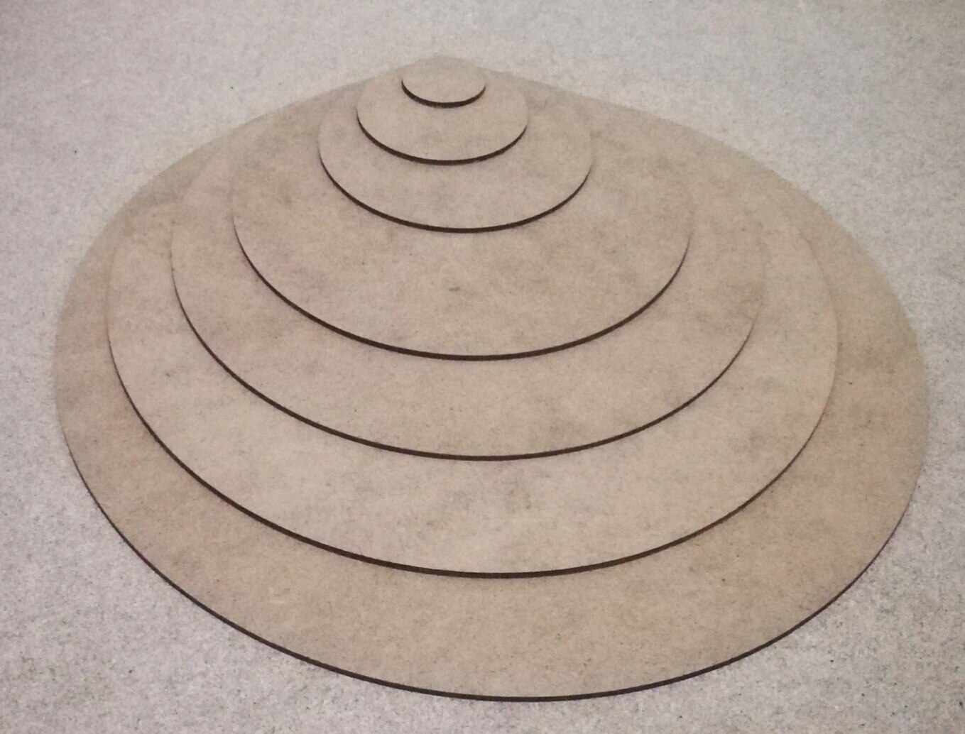 33 CM Diameter-Round Plate Supla Underlay-3mm MDF – Vicedeal