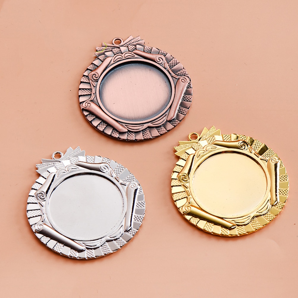 3pcs Award Medals Universal Metal Medals With Lany... – Grandado