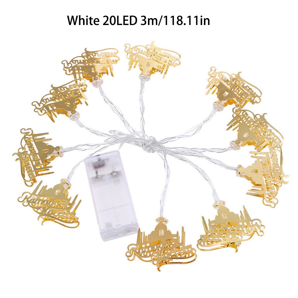 Eid Mubarak Light String Ramadan Led Fairy String ... – Grandado