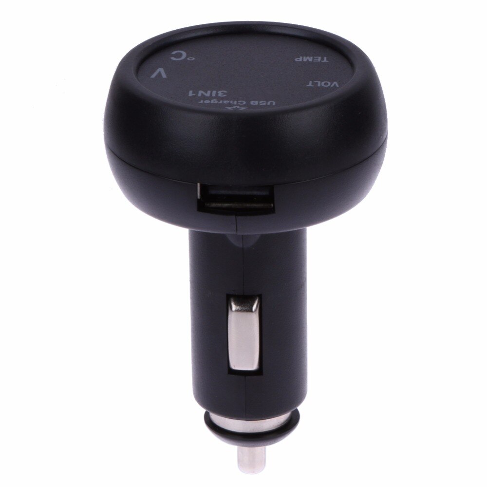Usb Auto-Oplader Adapter Auto Led Temperatuur Disp... – Grandado
