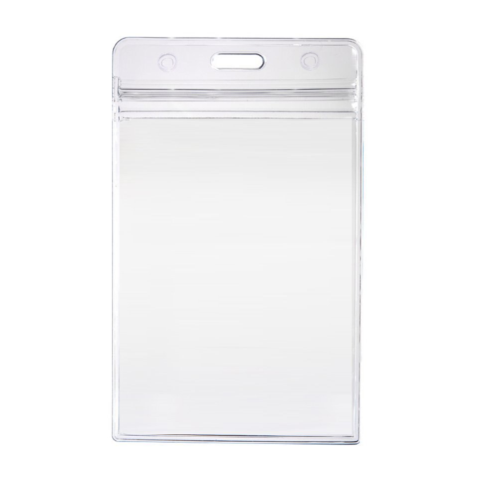 25 Pack Clear ID Badge Holder Waterproof With Rese... – Vicedeal