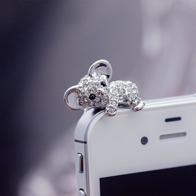 Style Cute Koala Mobile Phone Ear Cap Dust Plug fo... – Grandado