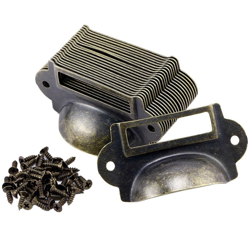 JFBL 20PCS File Name Card File Cabinet Handles Lab... – Vicedeal