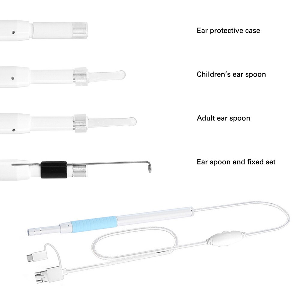 USB Otoscope In Ear Endoscope Ear Pick Camera Vide... – Grandado