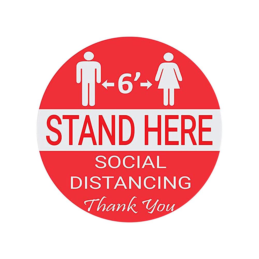 Social Distancing Car Indoor Ground Sticker Distan... – Grandado
