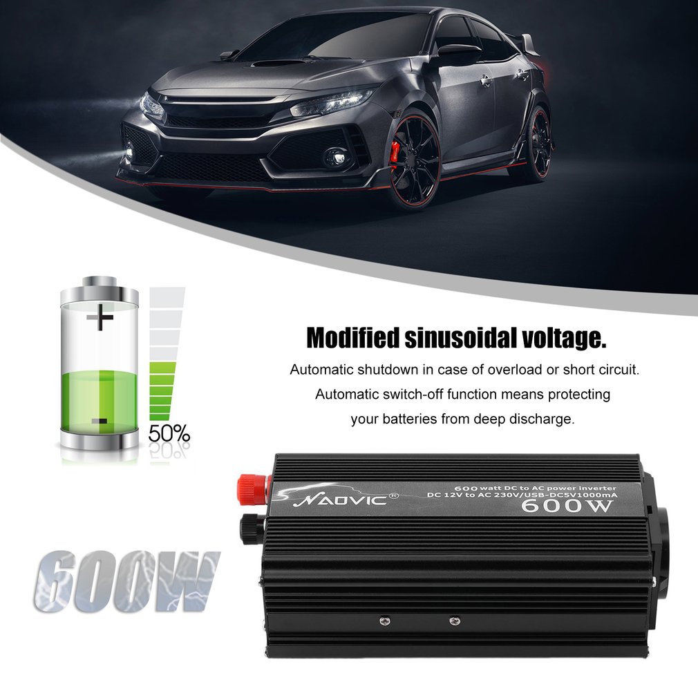 Power Converter Car Inverter Transformer Vehicle P... – Vicedeal