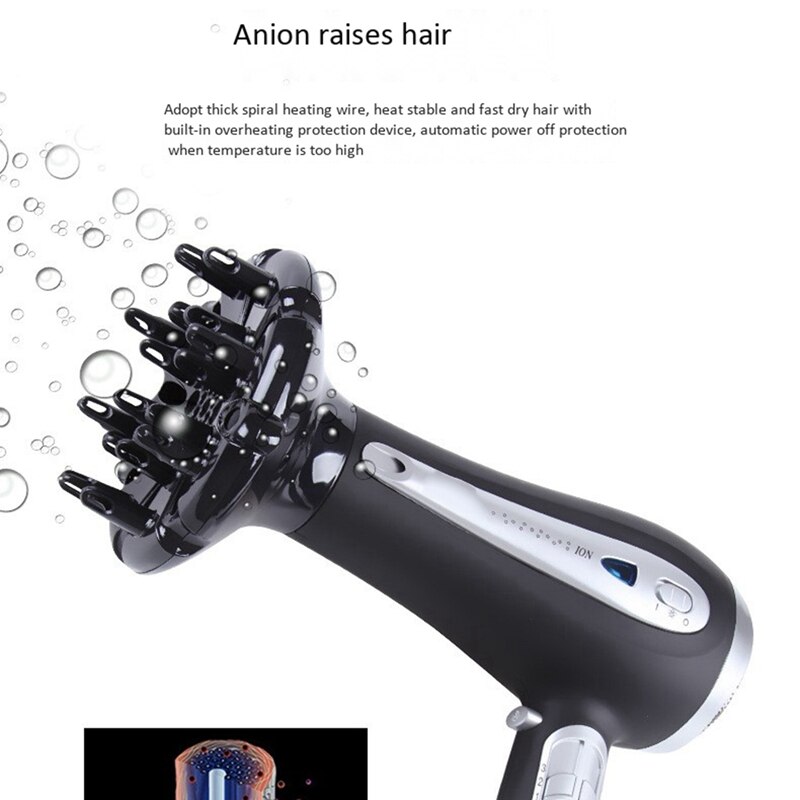 DW-728I Hair Dryer Multi-Speed Temperature Regulat... – Grandado
