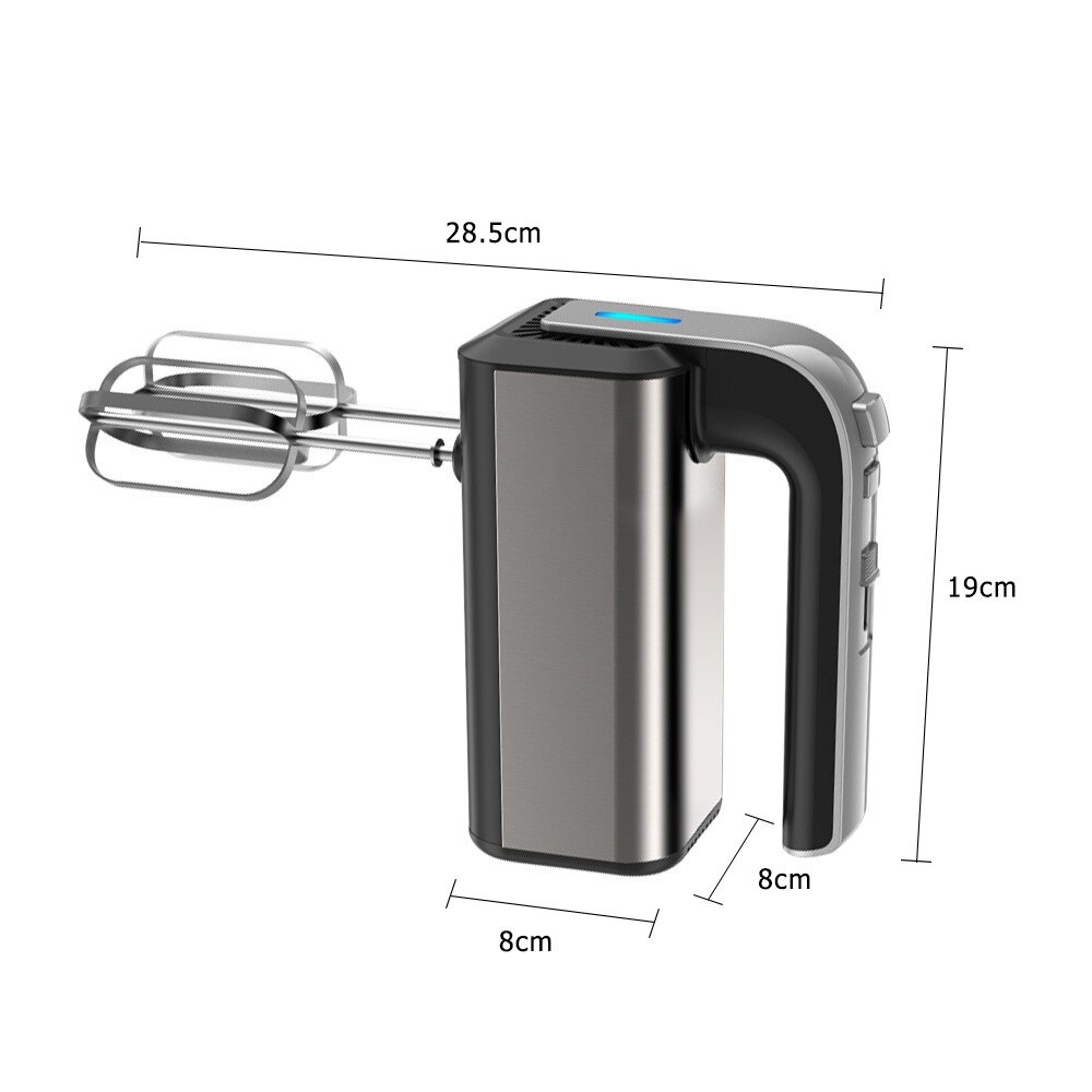 Electric Hand Mixer, 500 Watt, Stainless Steel Spi... – Grandado