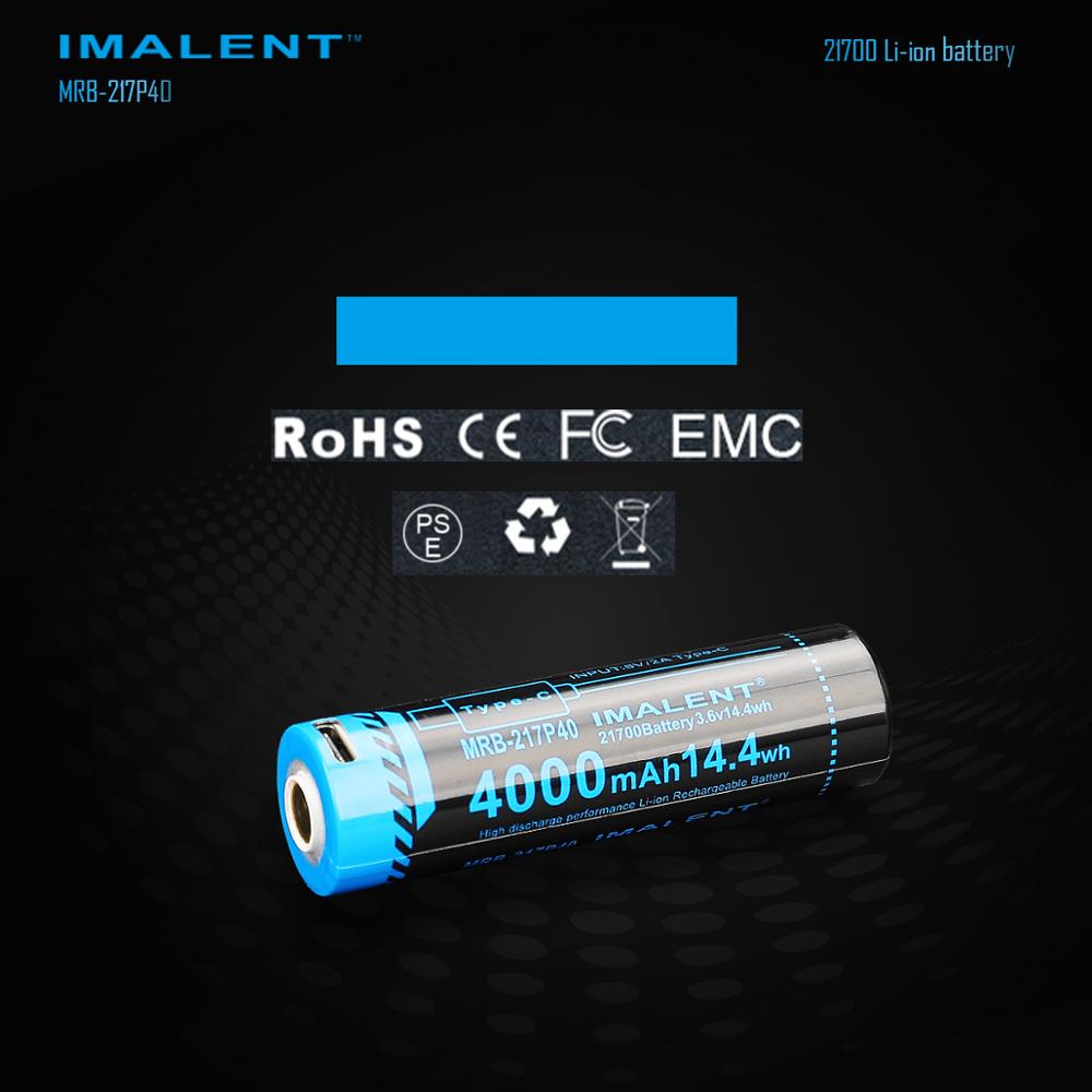 Original IMALENT Li-ion Battery 21700 4000mAH Rech... – Grandado