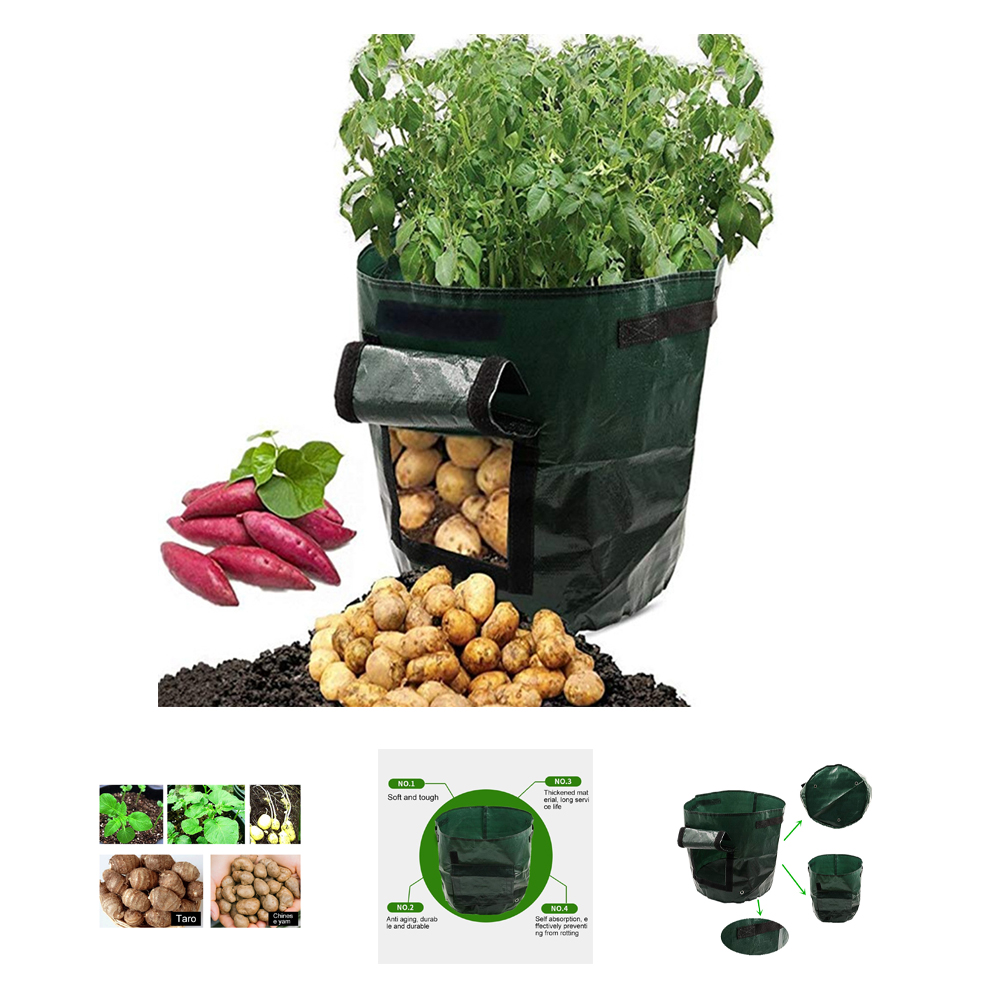 DIY Planting Bucket Vertical Garden Bag seedling P... – Vicedeal