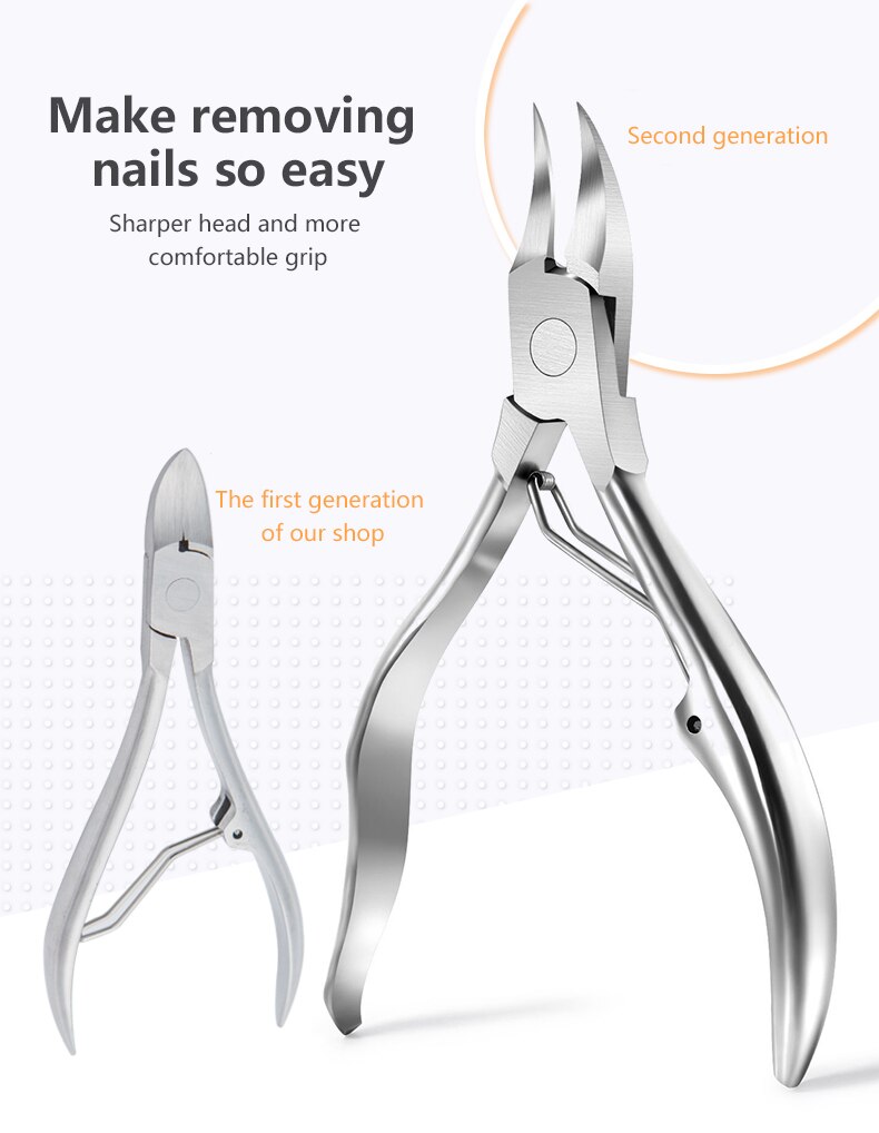 Heavy Toe Nail Clippers Stainless Steel Plier Chir... – Vicedeal