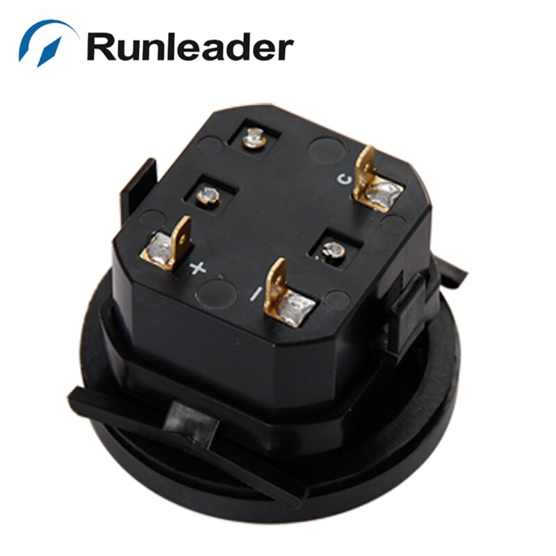 Runleader HM005 LCD Round Hour Meter DC 4.5-90V hour meter for truck ...