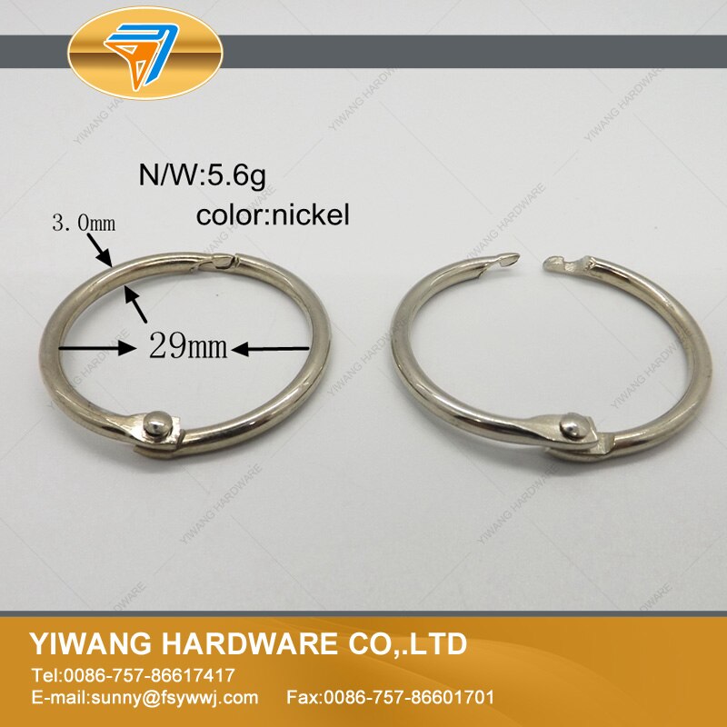 open ring office binder ring nickel plating card c... – Vicedeal