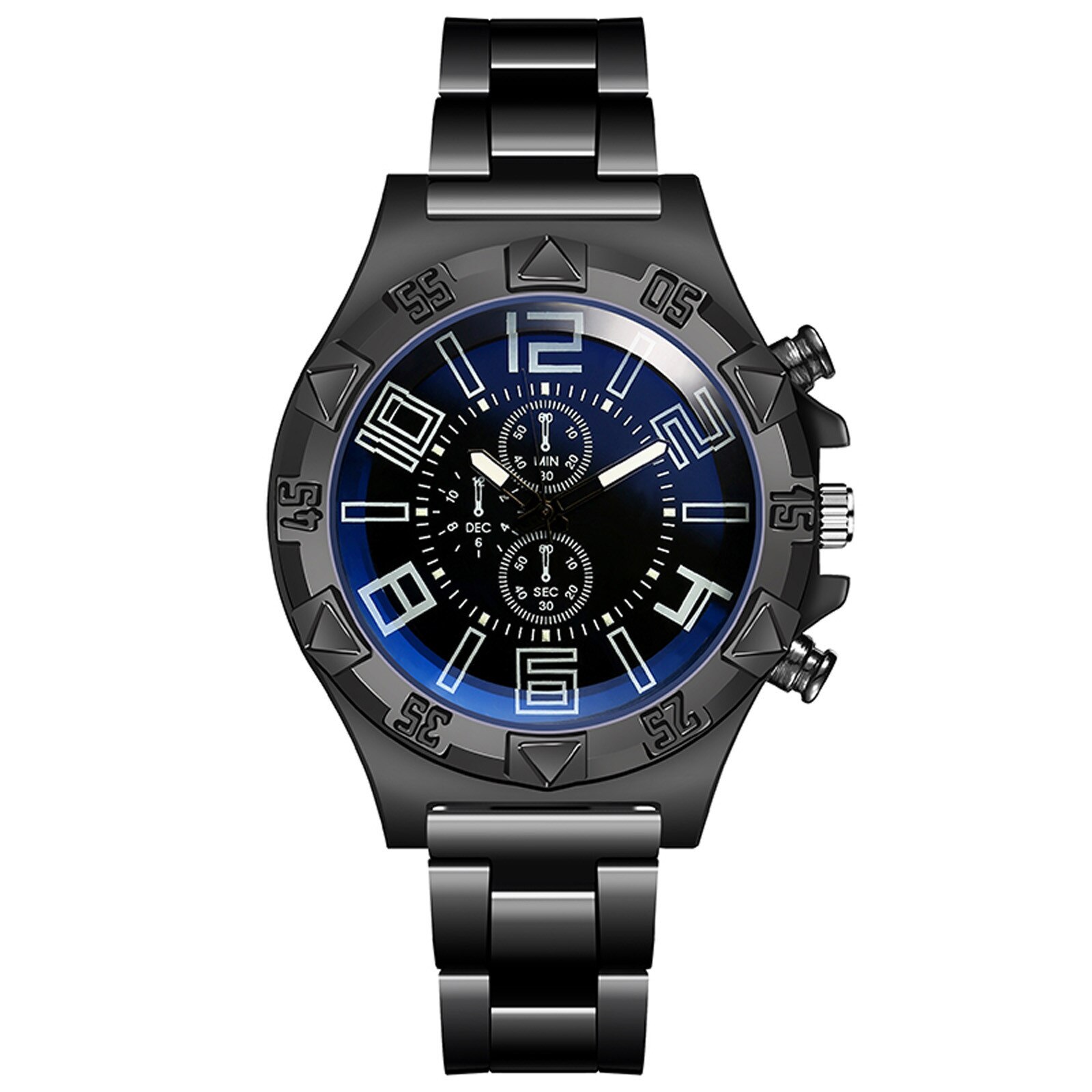 Men Watches Luminous Waterproof Watches Steel Stra... – Grandado