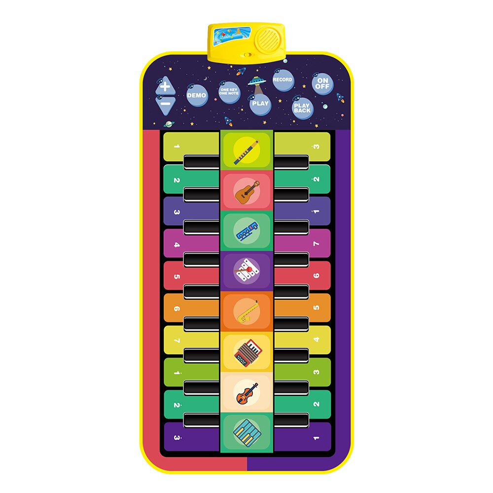 Kids Musical Piano Mat Duet Keyboard Play Mat 20 K... – Grandado