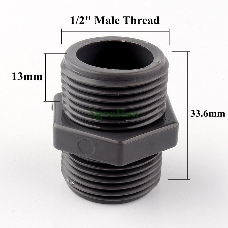 1/2"~2" Male Thread Equal Diameter 20mm~... – Grandado