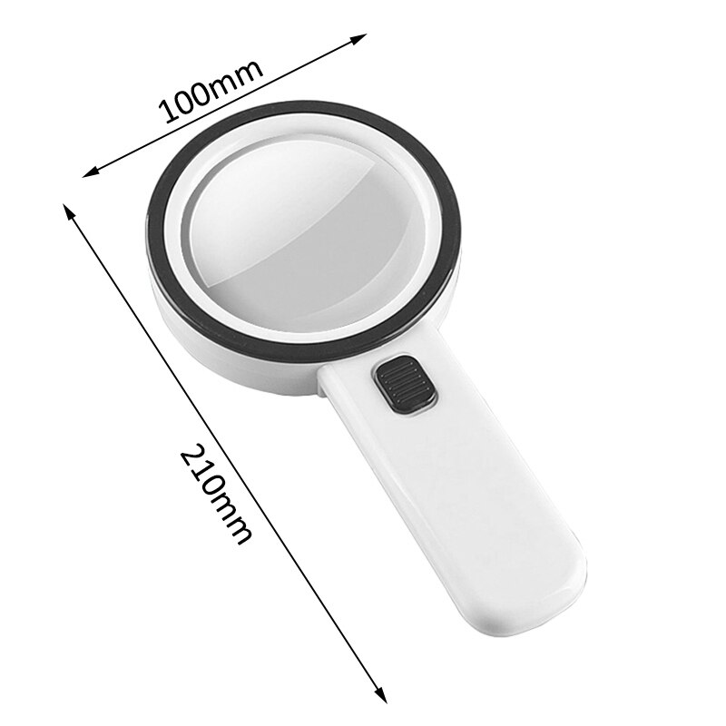 30X 12 LED Magnifying Lens Magnifying Glass with L... – Grandado