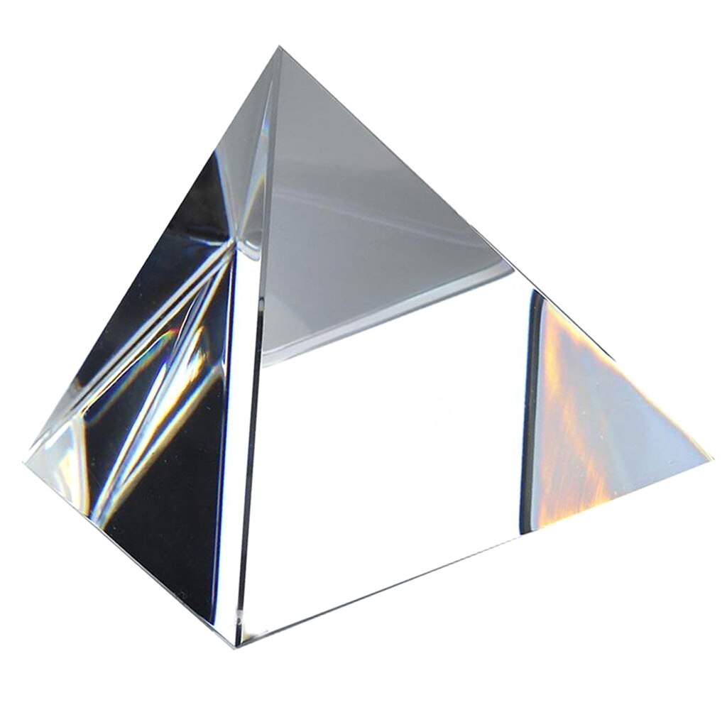 60mm K9 Crystal Pyramid Optical Prism Art Craft St... – Grandado