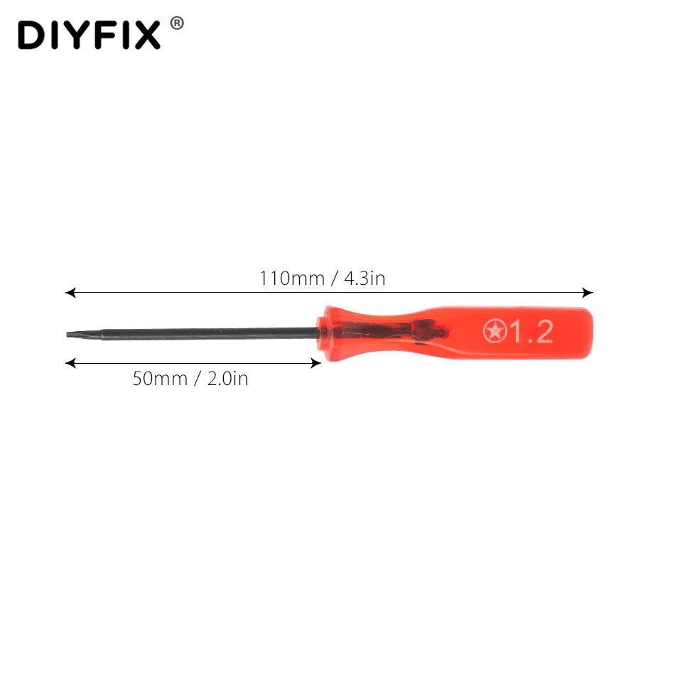 DIYFIX 1.2mm P5 Pentalobe Screwdriver 5-point Star... – Grandado