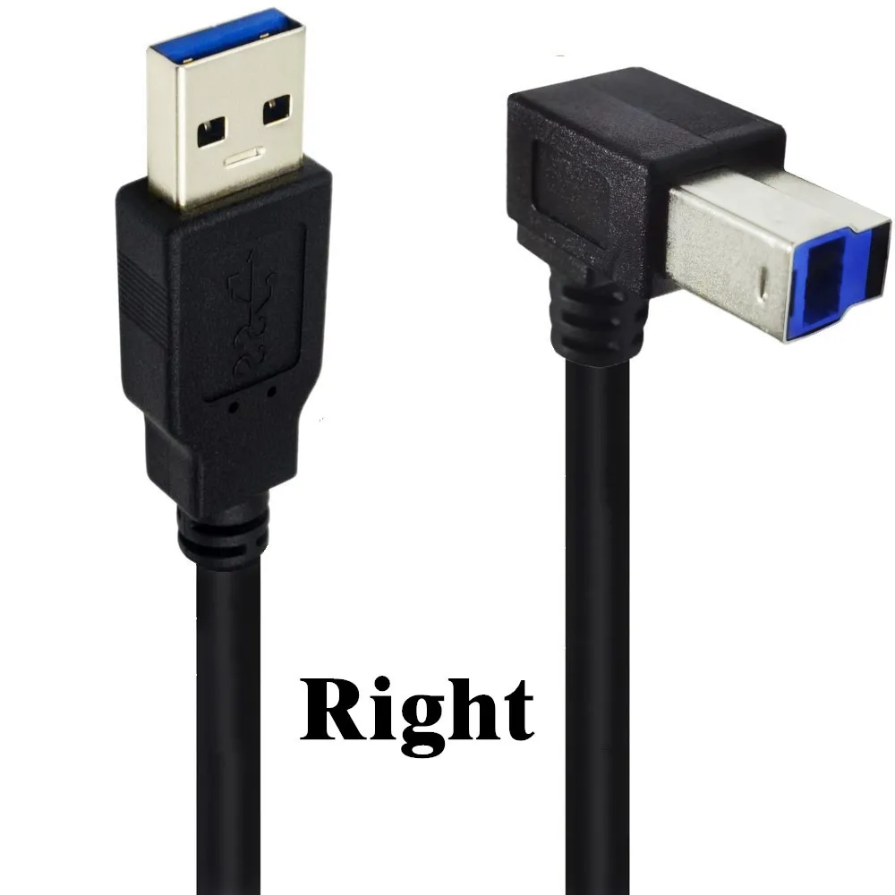 Usb 3.0 usb han til usb b 3.0 90 grader op ned ve... – Vicedeal