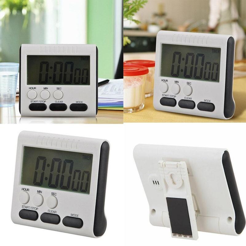 LCD Digital Screen Kitchen Timer Square Cooking Co... – Vicedeal