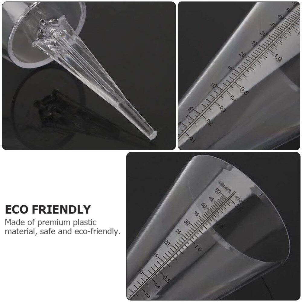 2pcs Cone Shaped Rain Gauge Plug Measuring Cup Tra... – Grandado